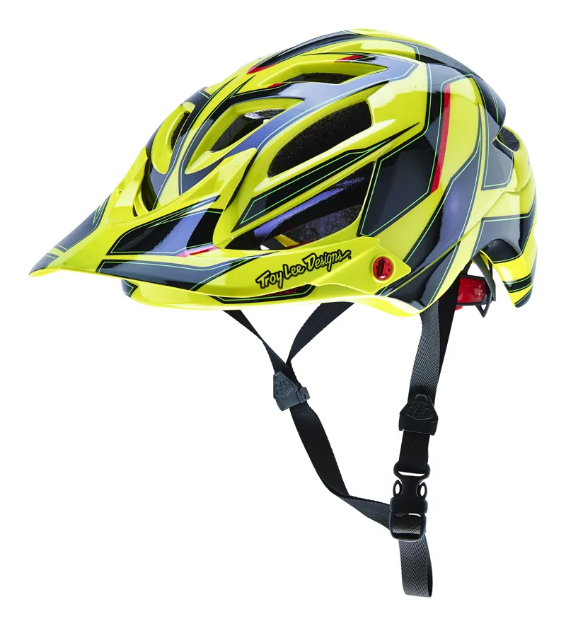 TROY LEE DESIGNS A1 HELMET REFLEX FLO YELLOW XS SMALL