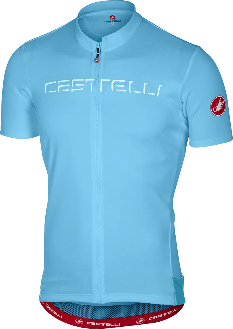 Castelli Prologo 5 Short Sleeve Jersey Sky Blue