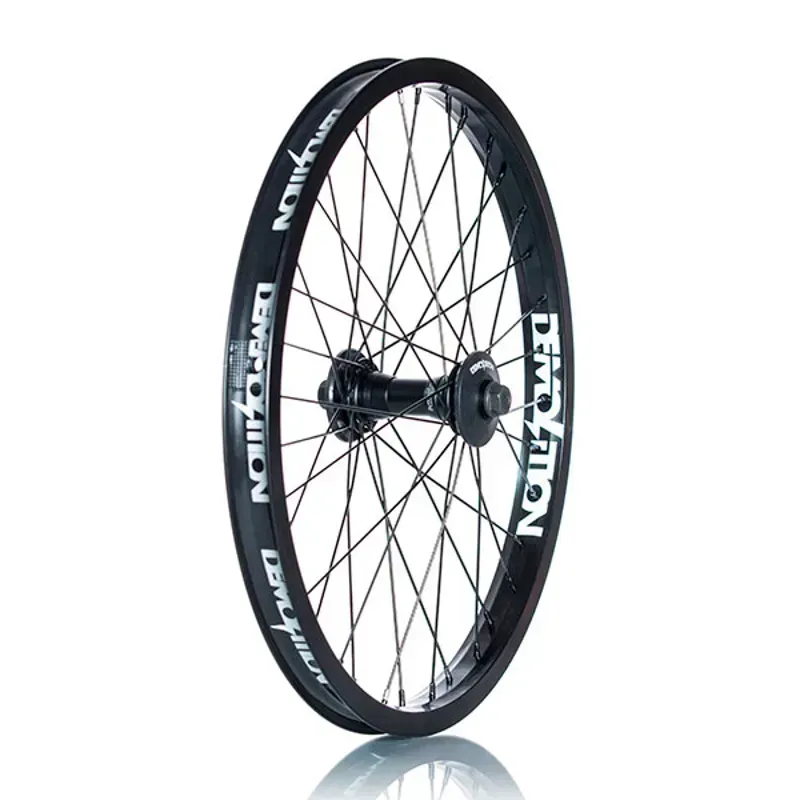 Demolition BMX Whistler Pro 20-inch Front BMX Wheel in Black
